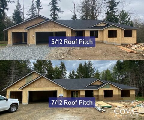 Homebuilder Roof Pitch Options - Coval Homes